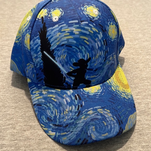 Source Unknown | Accessories | Nwt Van Gogh Starry Night Baseball Cap ...
